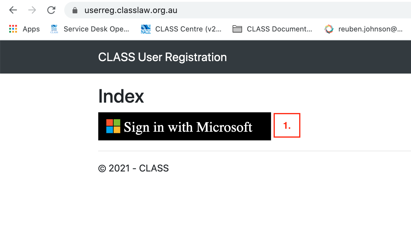 CLASS: Setting up Microsoft Authentication – CLCs Australia
