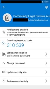 Setup the Microsoft Authenticator App – CLCs Australia